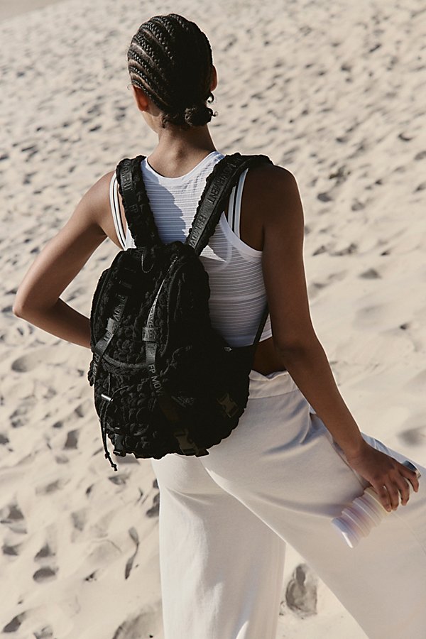 Free People Quilted Hiker Pack - Black | Editorialist display picture 2