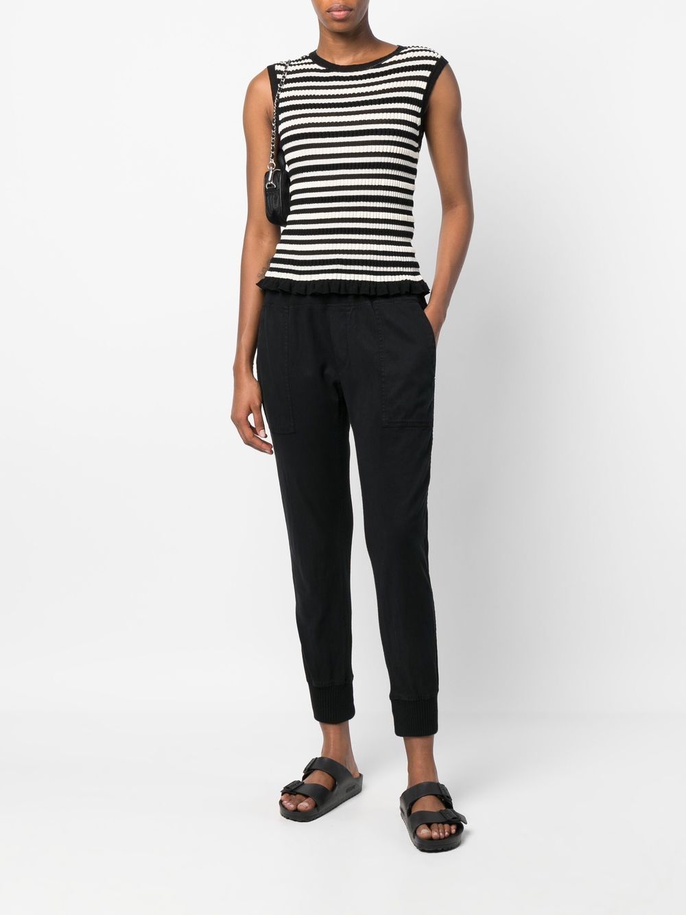 JAMES PERSE James Perse Mixed Media Trousers
