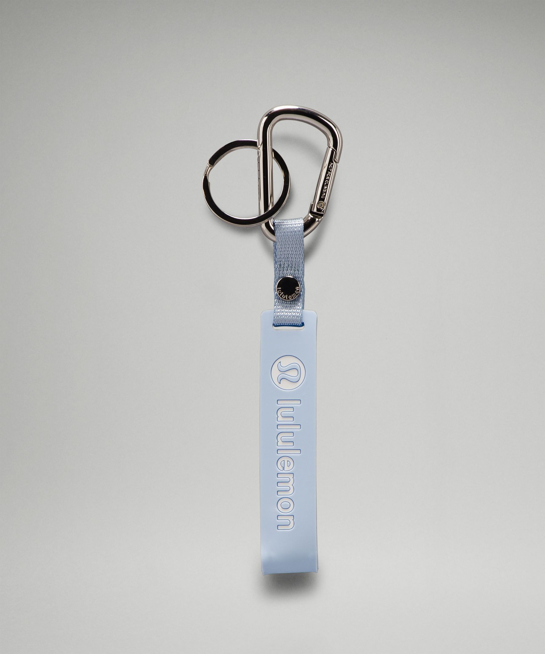 Lululemon Silicone Keychain Solar Grey/Starch Blue Editorialist
