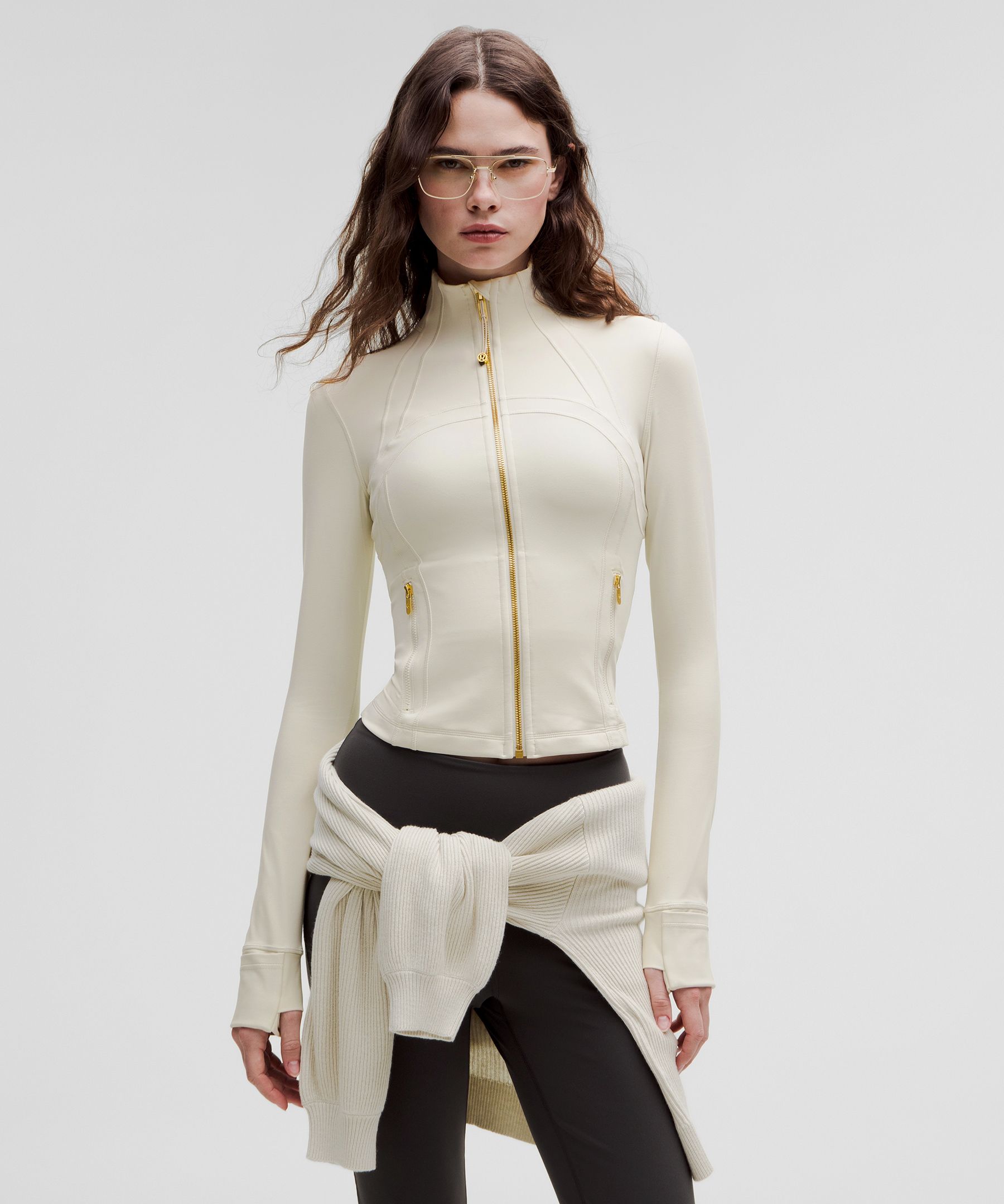 Lululemon Define Cropped Jacket - Deep Marina | Editorialist