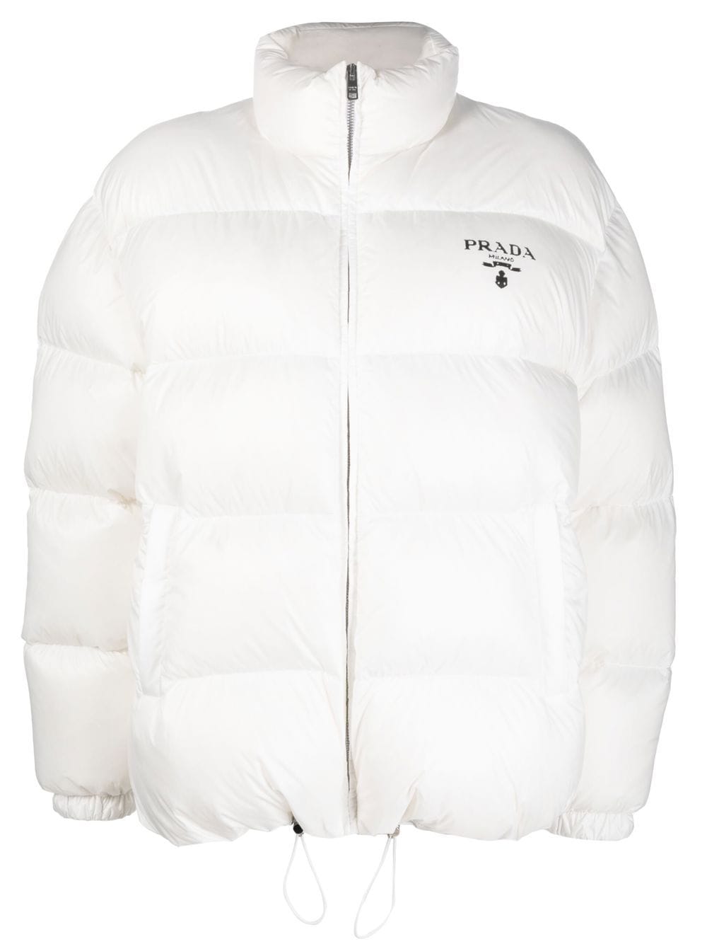 Buy Prada Re-nylon Hooded Down Jacket - White At 29% Off