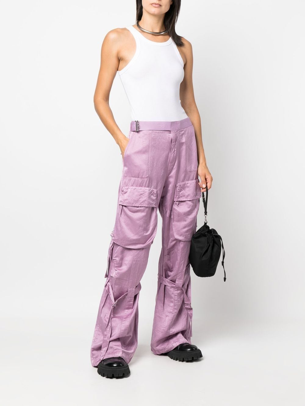 Diesel® P-Malvarosa Cargo Trousers - Pink | Editorialist