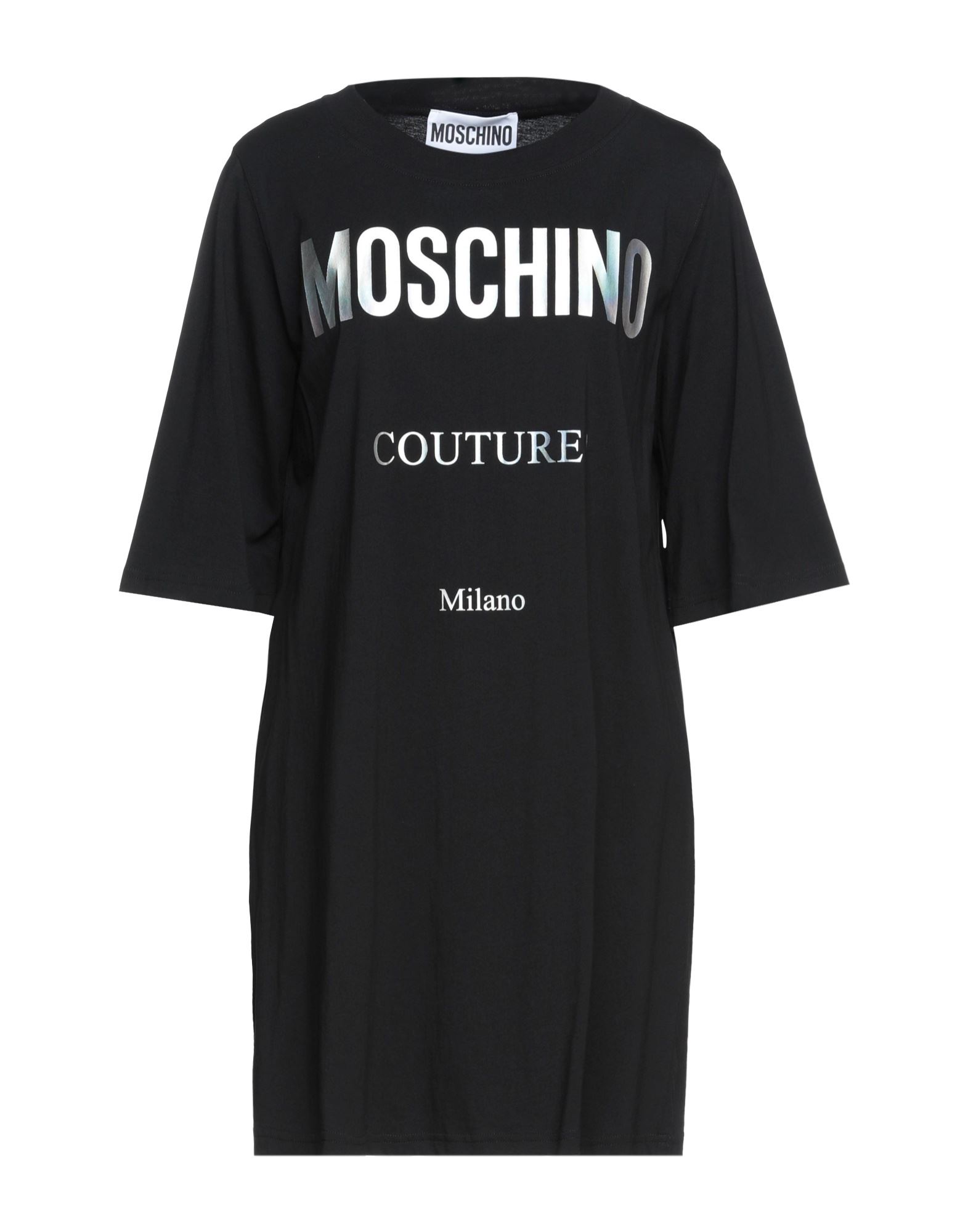 moschino milano t shirt dress Moschino White Jersey Double Question Mark Logo Print Belted T-Shirt Dress  S Moschino