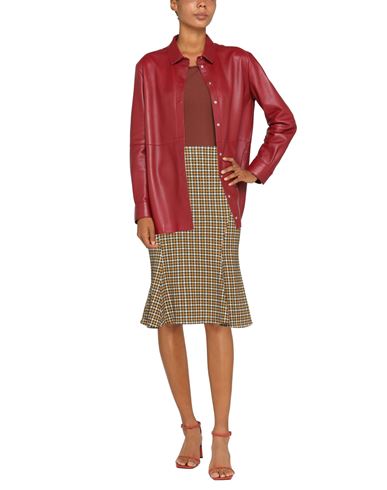 MARNI Midi Flared Houndstooth Skirt