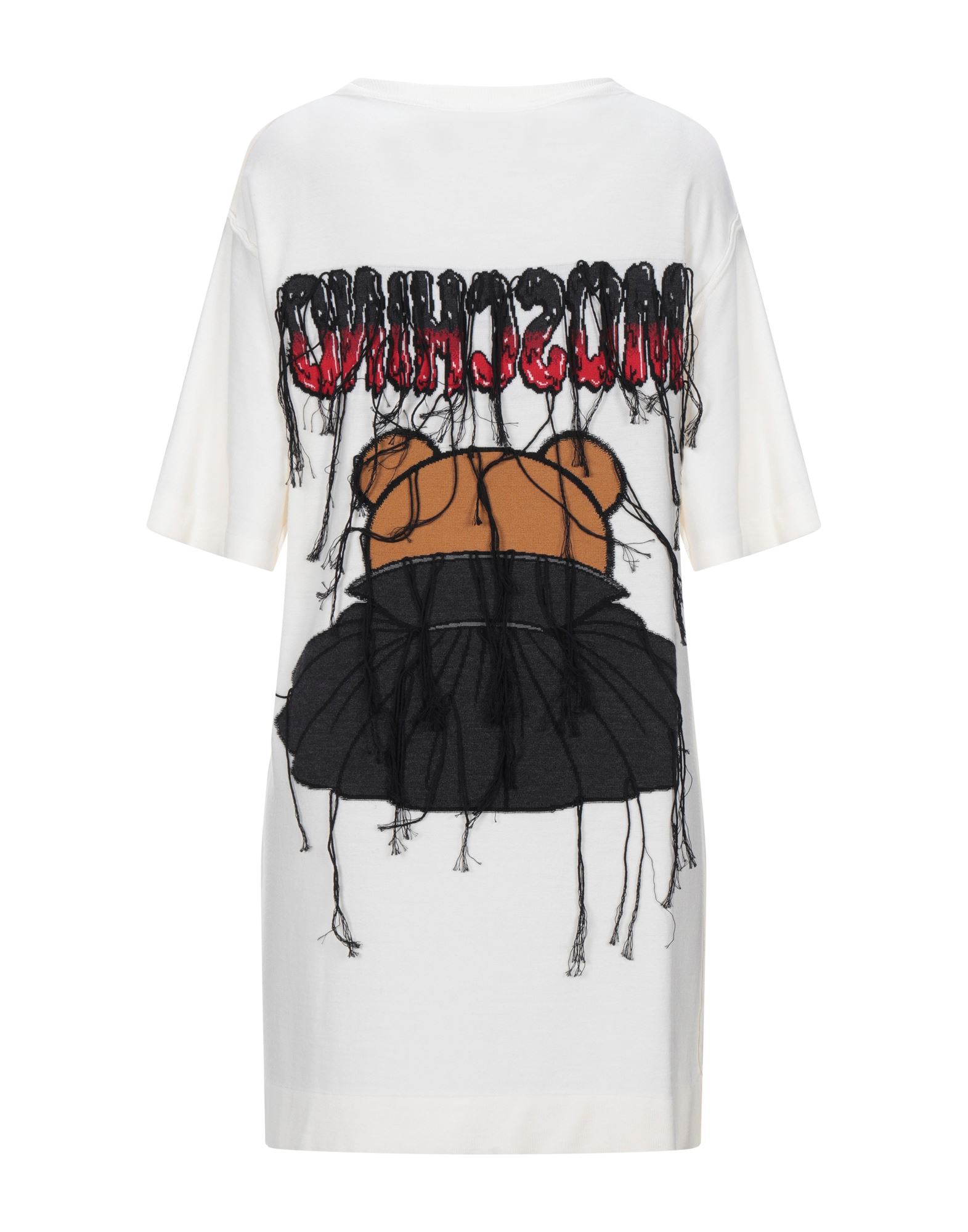 oversized moschino t shirt dress Moschino - Printed heavy cotton dress - Black