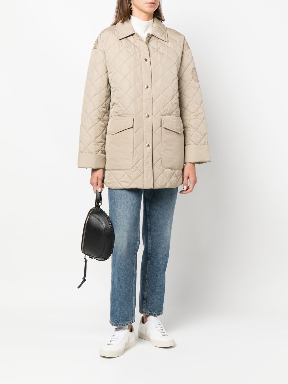 TOMMY HILFIGER Tommy Hilfiger Button-Up Quilted Coat