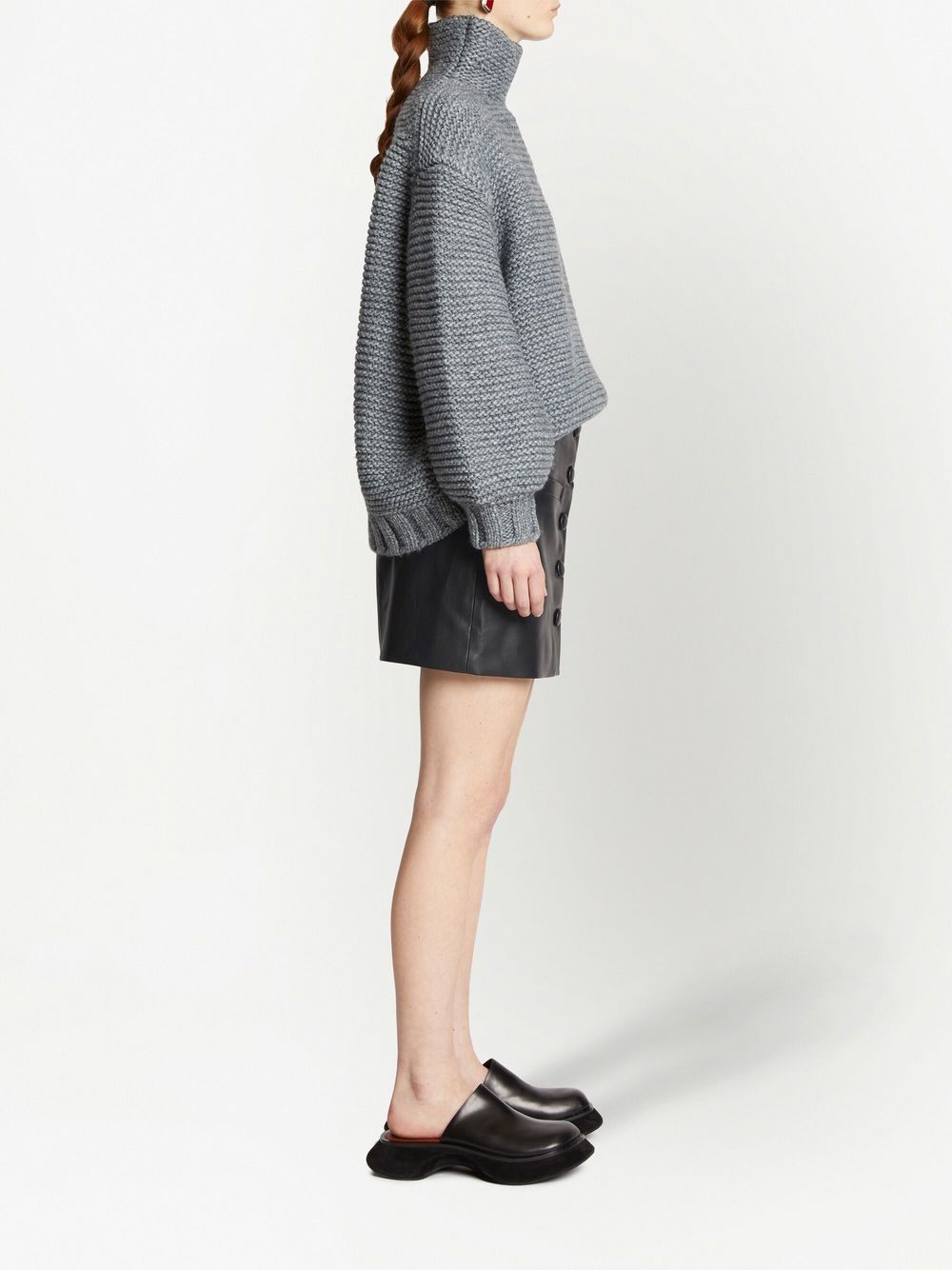 PROENZA SCHOULER WHITE LABEL Proenza Schouler White Label Faux-Leather Mini Skirt