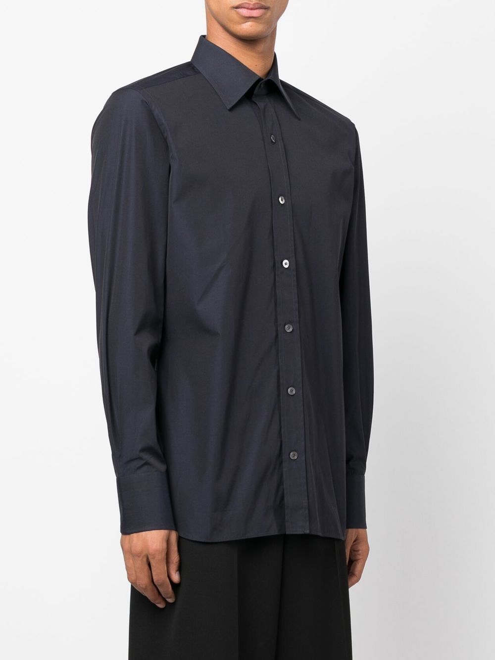TOM FORD long-sleeve pointed-collar shirt