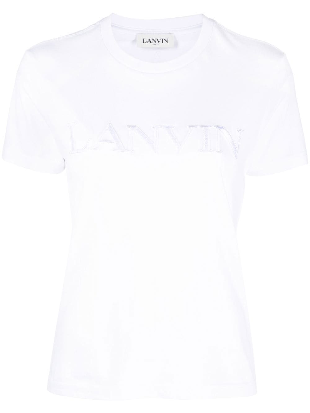 LANVIN Logo-Embroidered Round-Neck T-Shirt