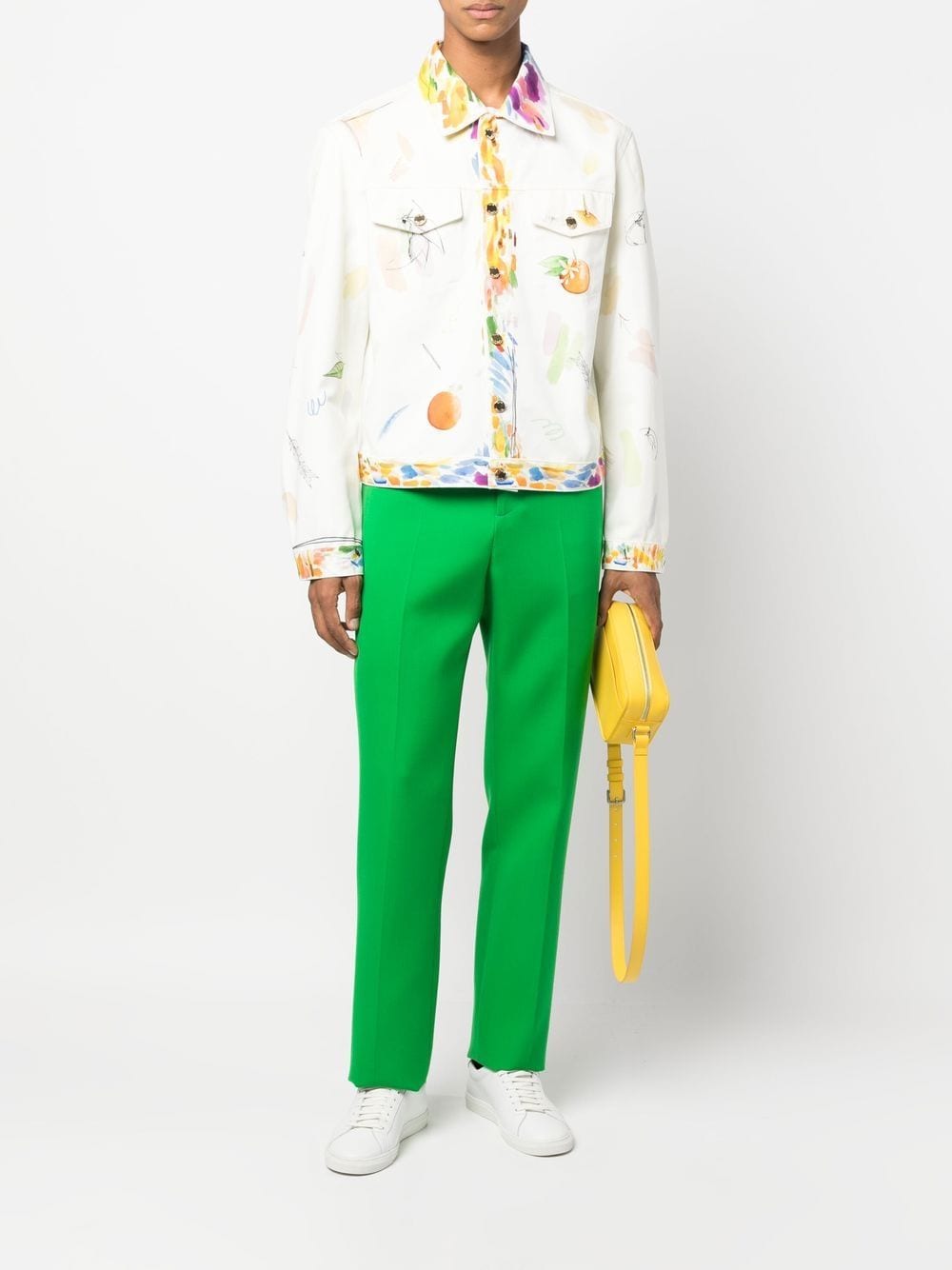 CASABLANCA Casablanca Fruit-Print Cotton Jacket