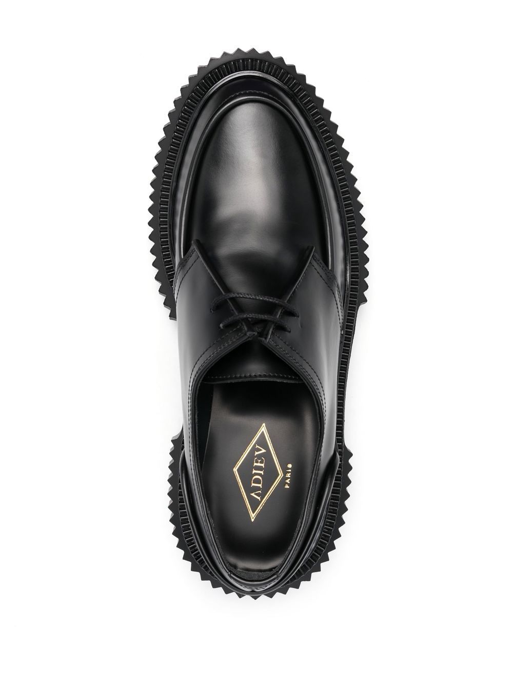 Adieu Paris Type 181 Derby Shoes In Black - 42% Off | Editorialist