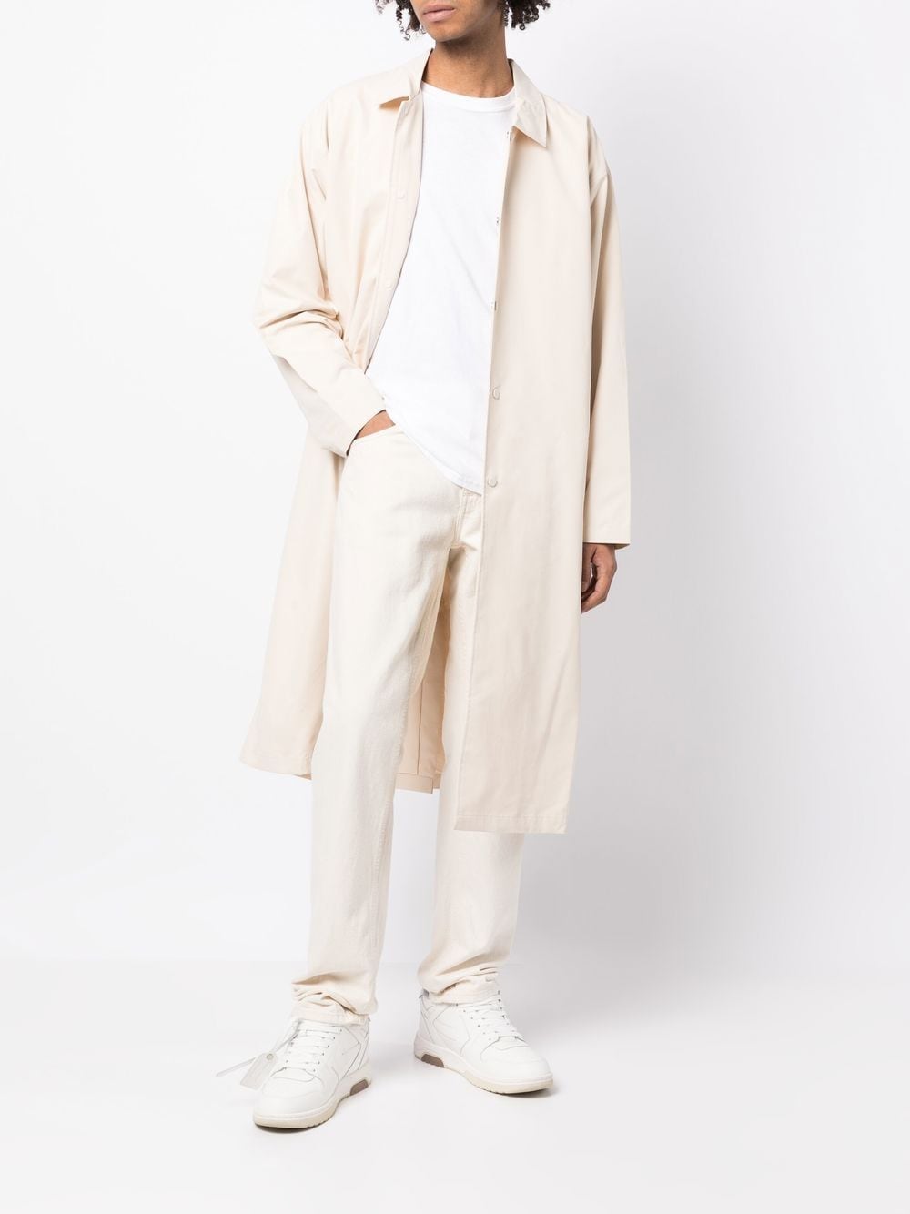 FEAR OF GOD FEAR OF GOD ESSENTIALS Spread-Collar Trench Coat