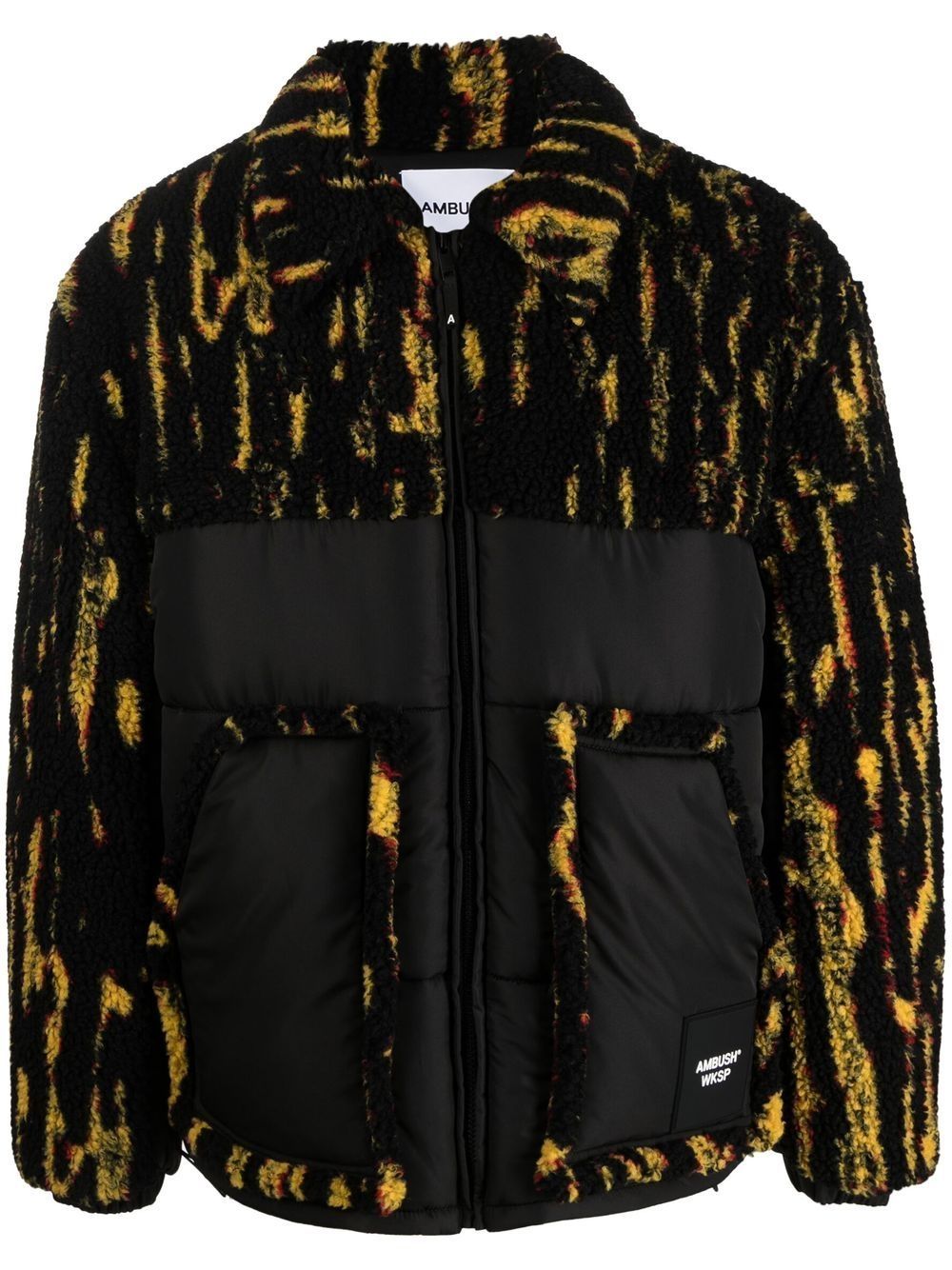 AMBUSH AMBUSH Abstract-Print Panelled Jacket