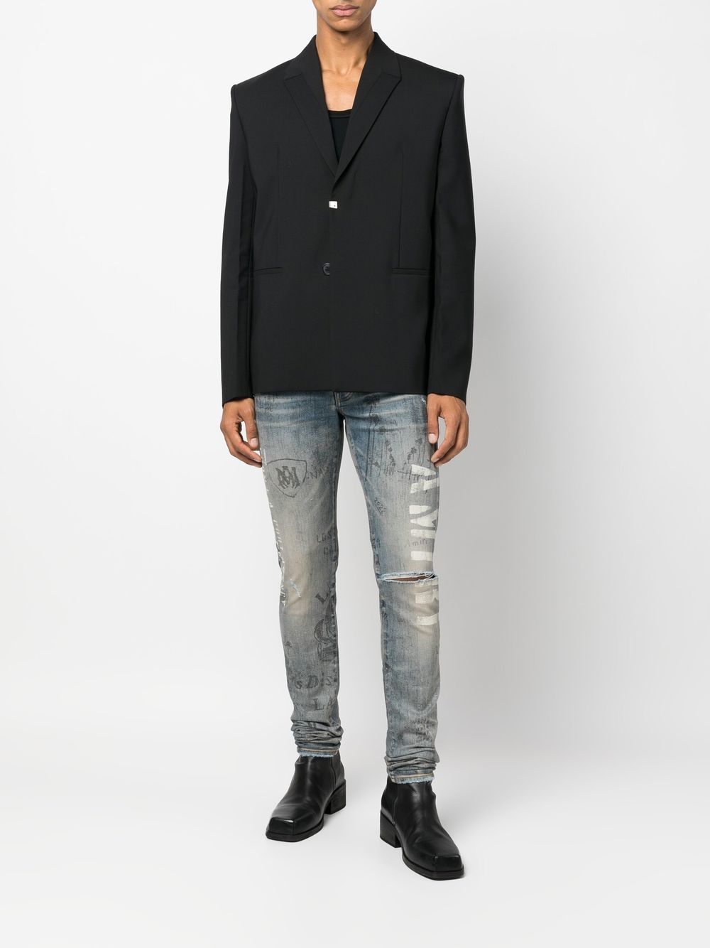 AMIRI AMIRI Slim-Fit Illustration Print Jeans