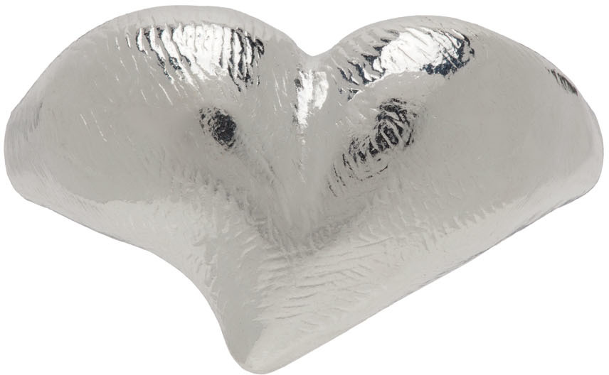 Buy SEB BROWN Fat Heart Ring - Silver At 50% Off | Editorialist