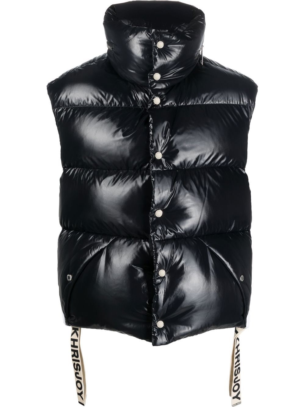 KHRISJOY Khrisjoy Logo-Drawstring Down Gilet