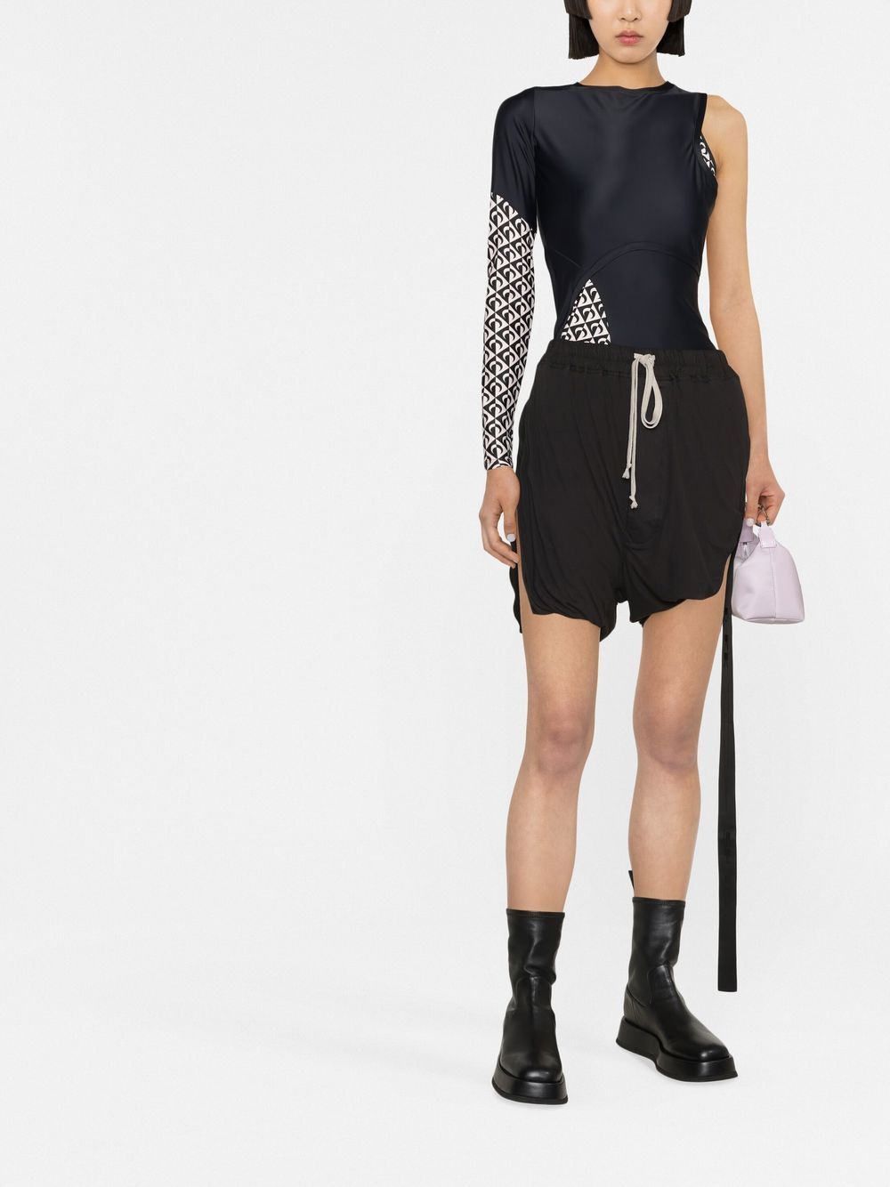 RICK OWENS Rick Owens DRKSHDW Drawstring-Waist Track Shorts