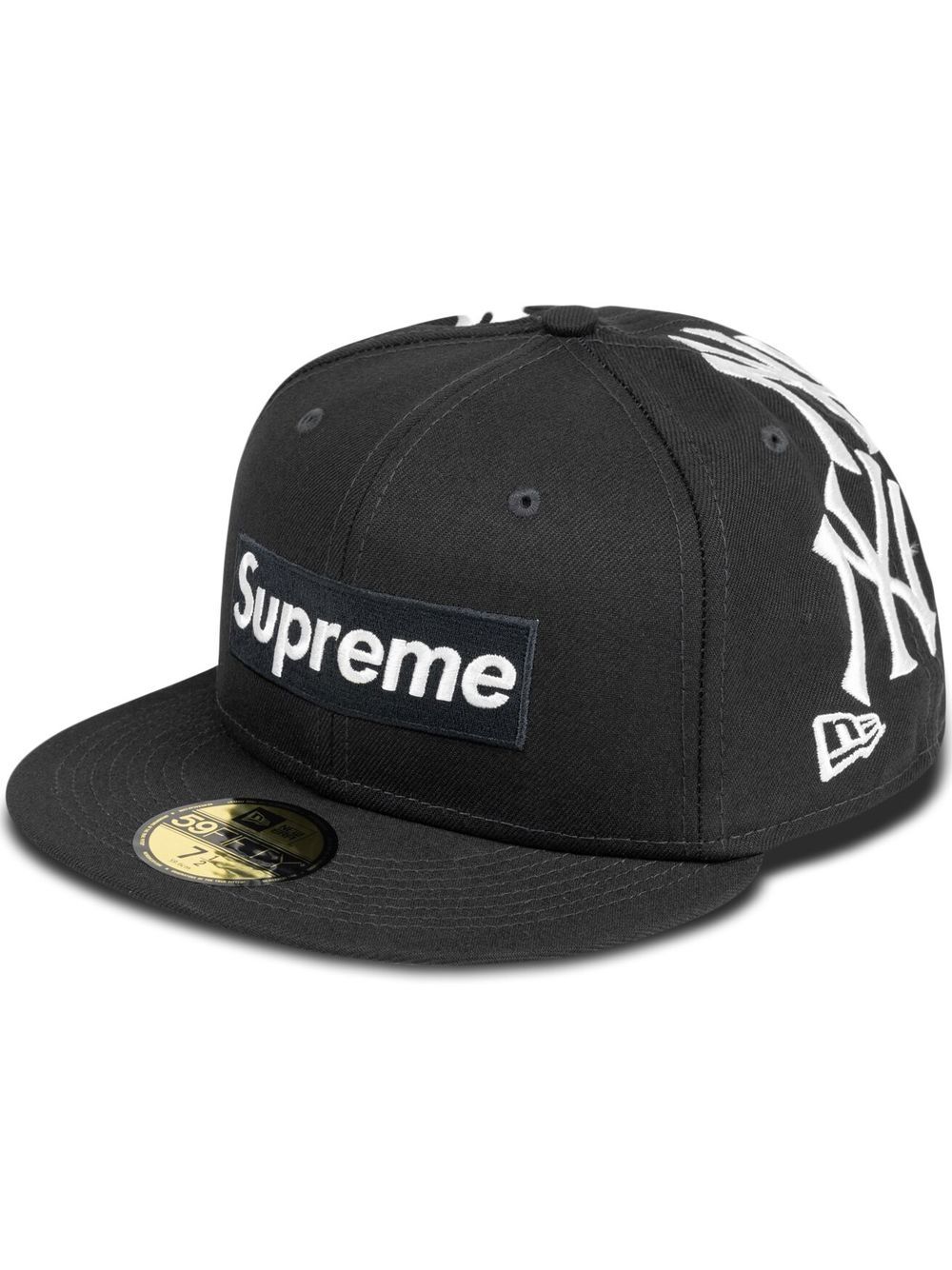 Supreme New Era New York Yankees Cap 黒 New Era X Supreme New York Yankees Cap - Black | Editorialist