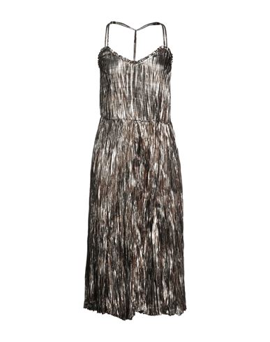 TRUSSARDI Metallic Midi Dress