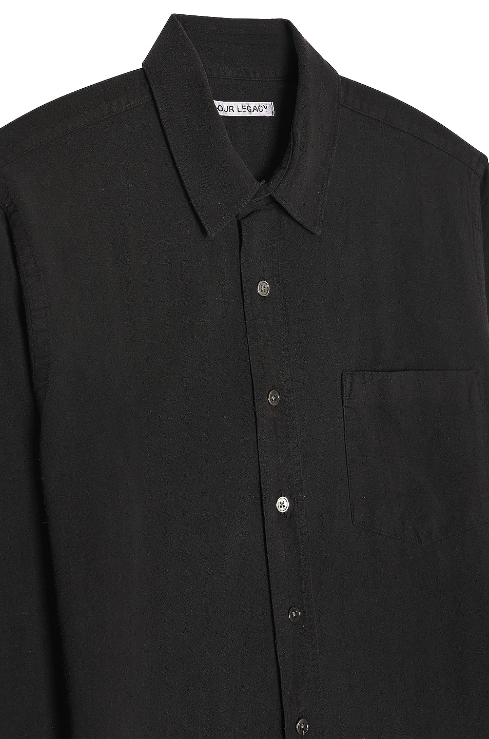 トップス OUR LEGACY CLASSIC SHIRT BLACK SILK 44 Our Legacy - Classic Shirt Black Silk