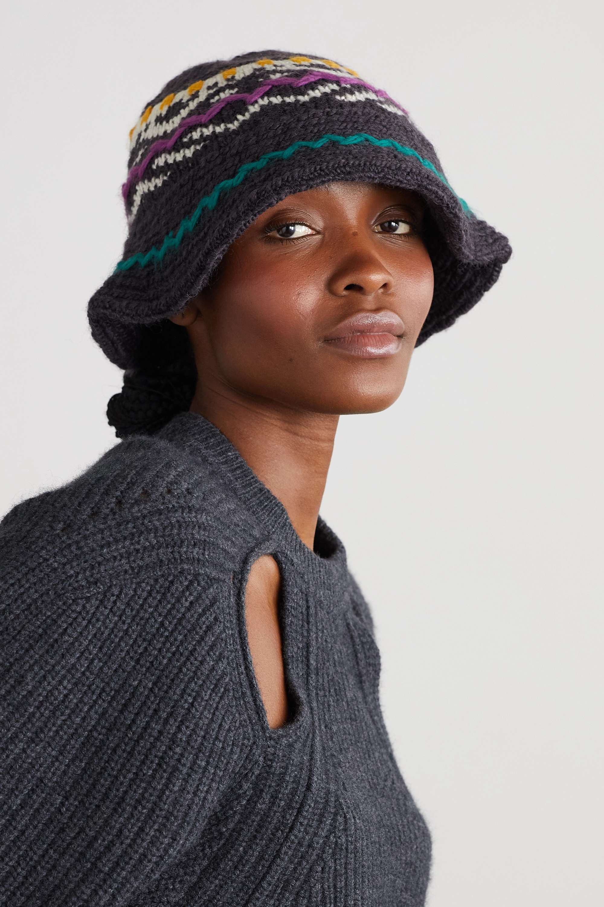 Isabel Marant wool bucket hat Wool hat Isabel Marant Beige size One size International in  main image 2