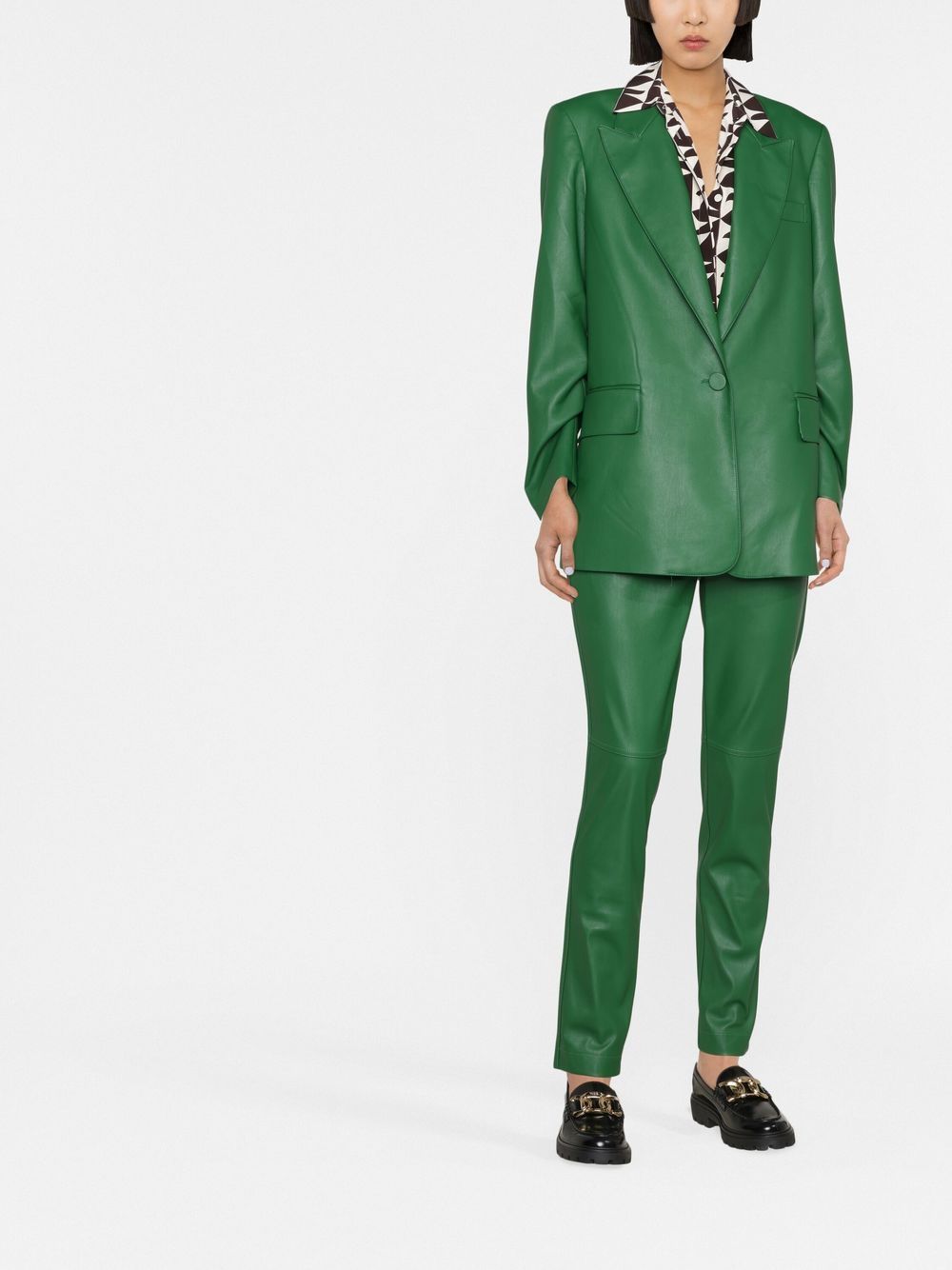 BLANCA VITA Blanca Vita Faux-Leather Trousers