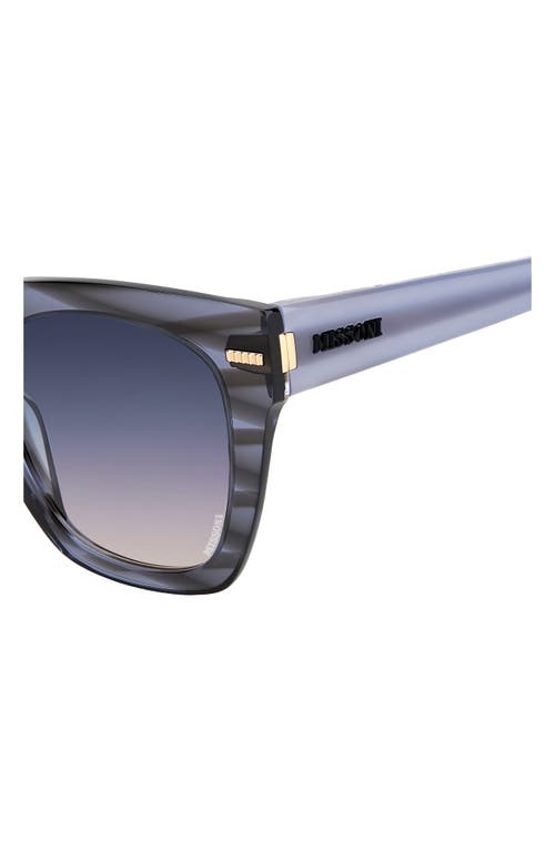 Missoni 51mm Gradient Square Sunglasses - Black/ Grey Shaded  display picture 1