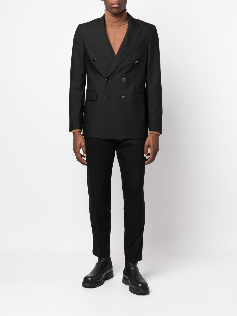 PT TORINO Cropped Straight-Leg Trousers
