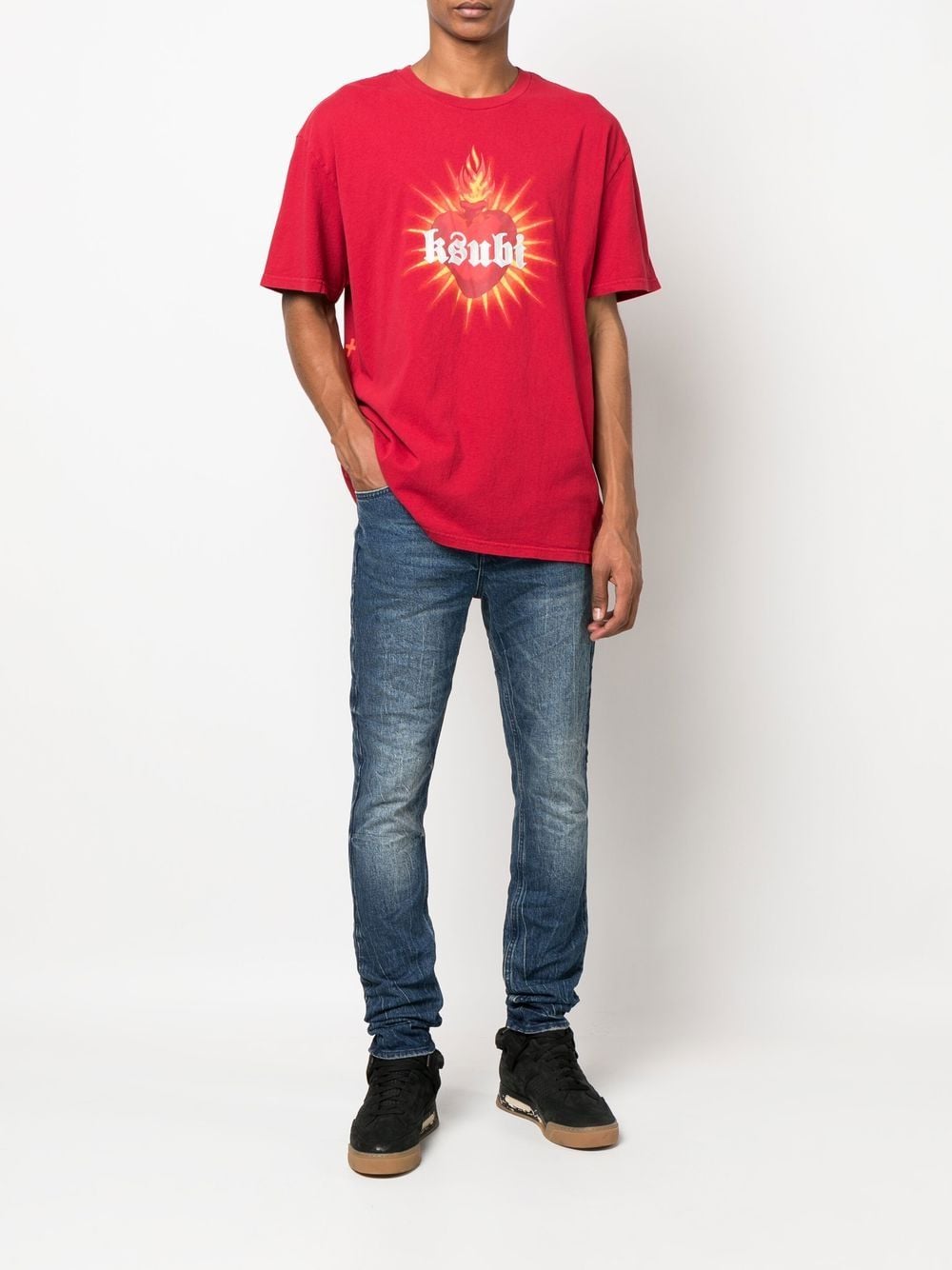 KSUBI Stonewashed Skinny Jeans