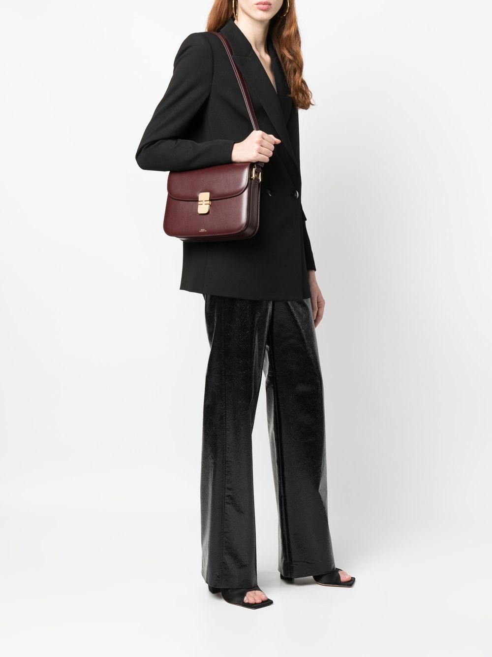 A.P.C. Grace Leather Shoulder Bag