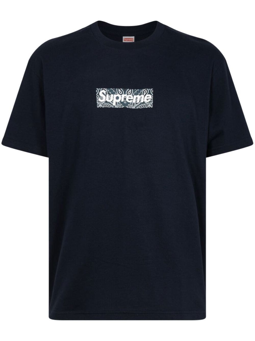 Supreme Bandana Box Logo T-Shirt - Blue | Editorialist