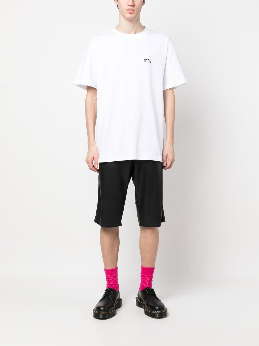 GCDS logo-print cotton t-shirt