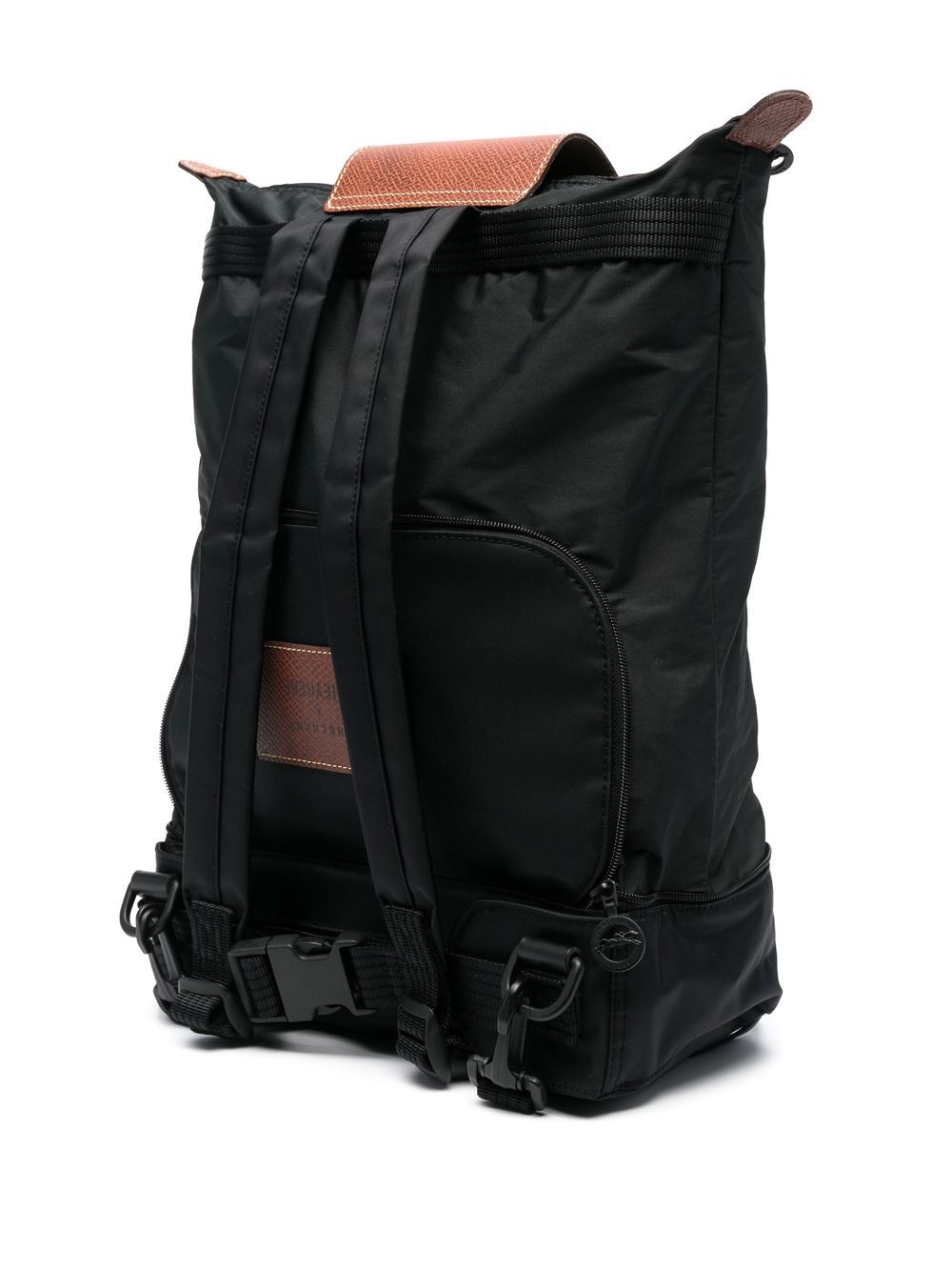 バッグ Longchamp x D'heygere foldable backpack Longchamp X D'Heygere Foldable Backpack - Black | Editorialist