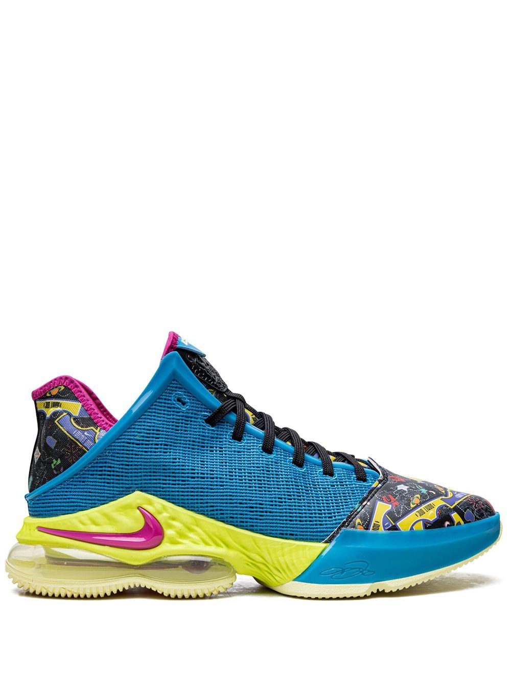 Nike Lebron 19 Low Lebronival Sneakers - Blue | Editorialist display picture 3