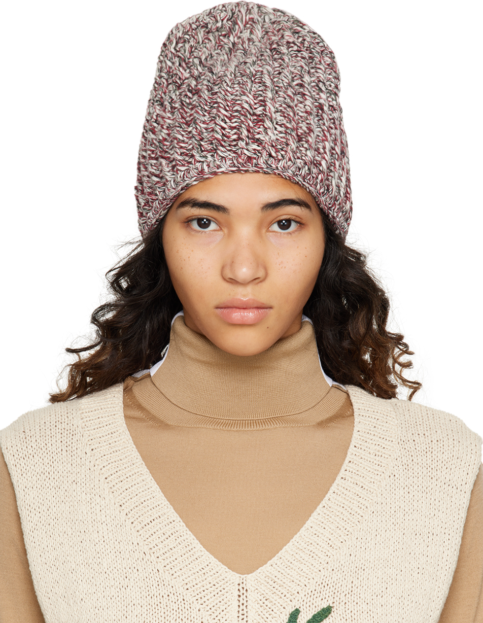 GENTLE FULLNESS バーガンディ ツイスト ビーニー Gentle Fullness Twisted Beanie In Burgundy - 60% Off | Editorialist