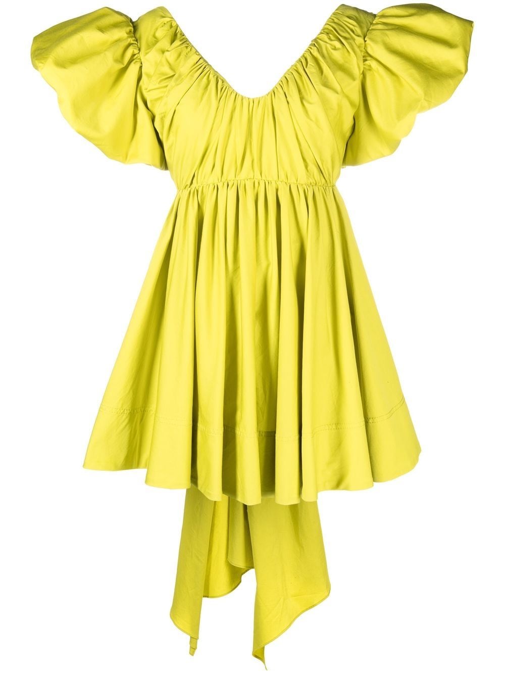 Aje Gretta Bow-Embellished Minidress In Green - 52% Off | Editorialist