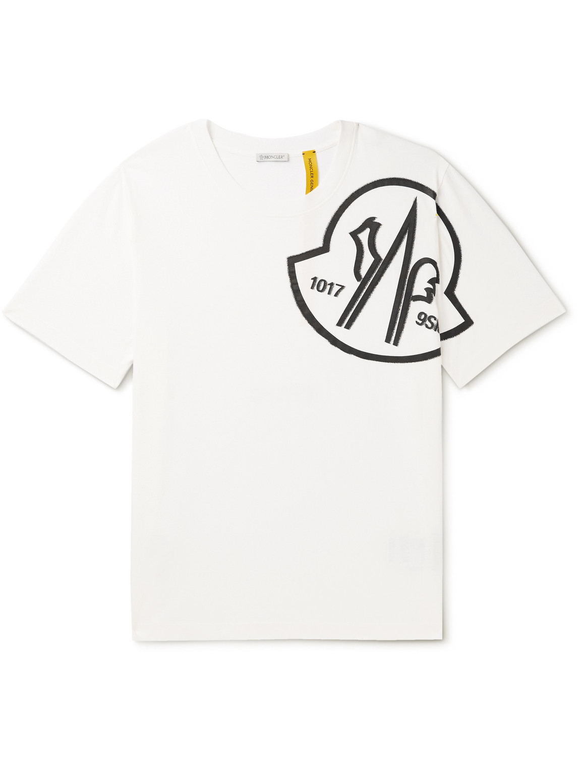 Moncler 6 1017 Alyx 9sm Logo-Embellished Cotton-Jersey T-Shirt