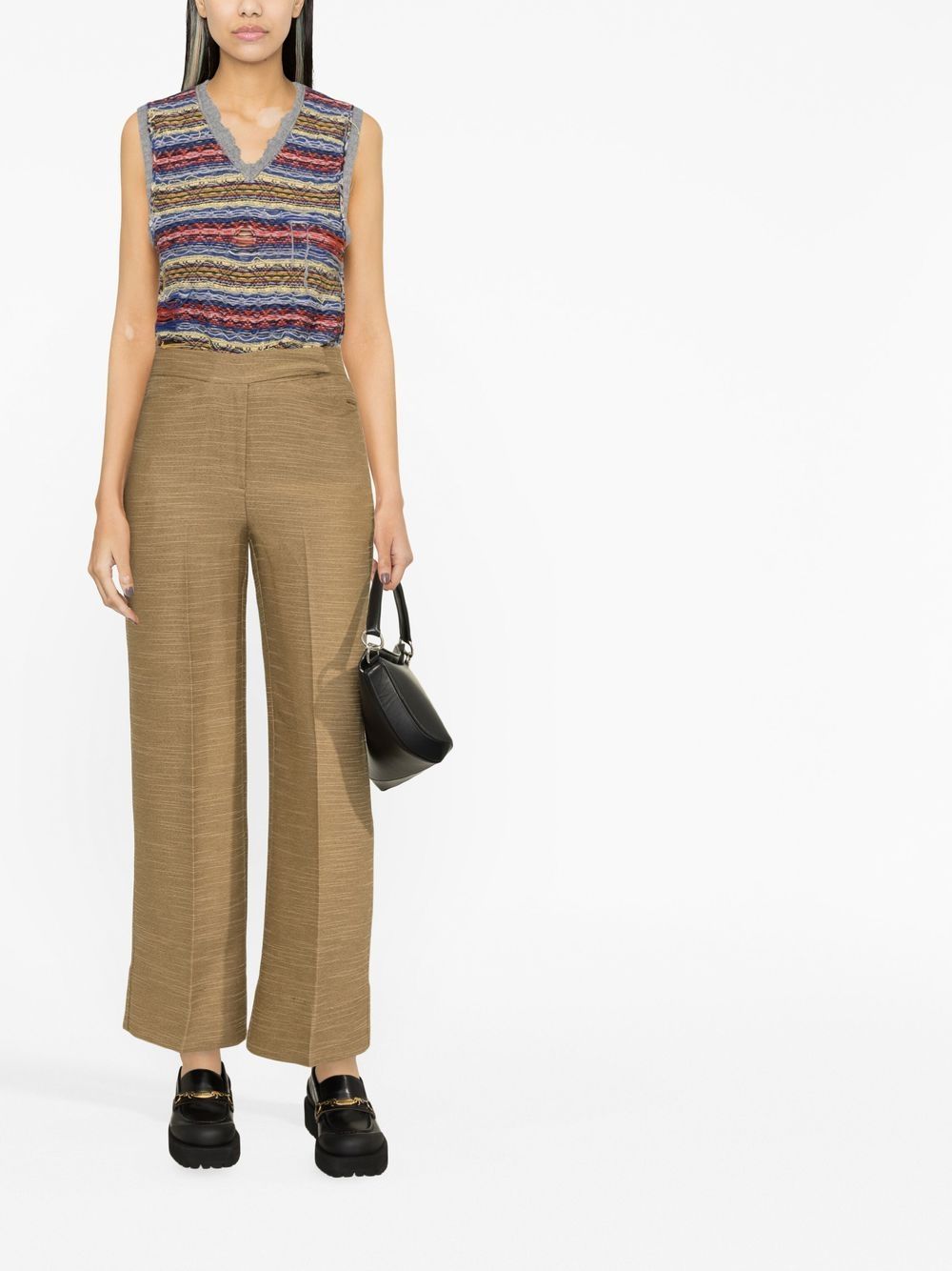 GANNI Tailored Straight-Leg Trousers