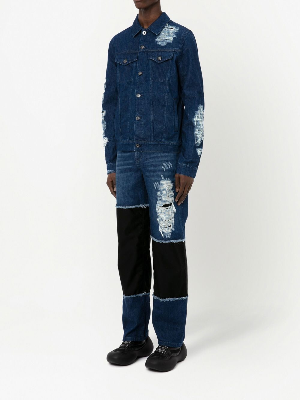 JW ANDERSON JW Anderson Distressed Denim Jacket