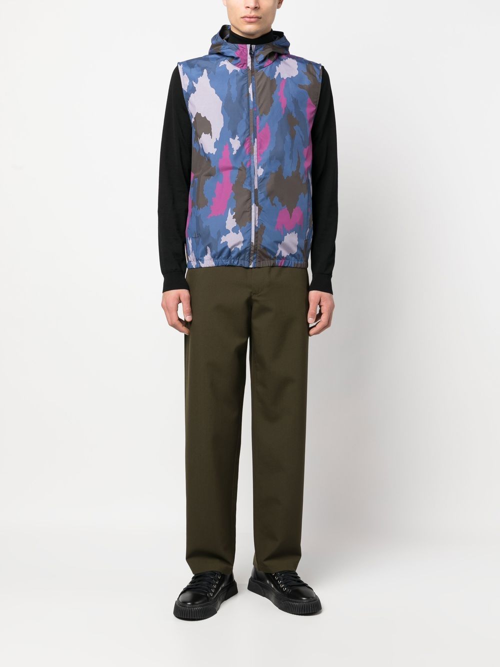DRUMOHR Drumohr Abstract-Print Gilet