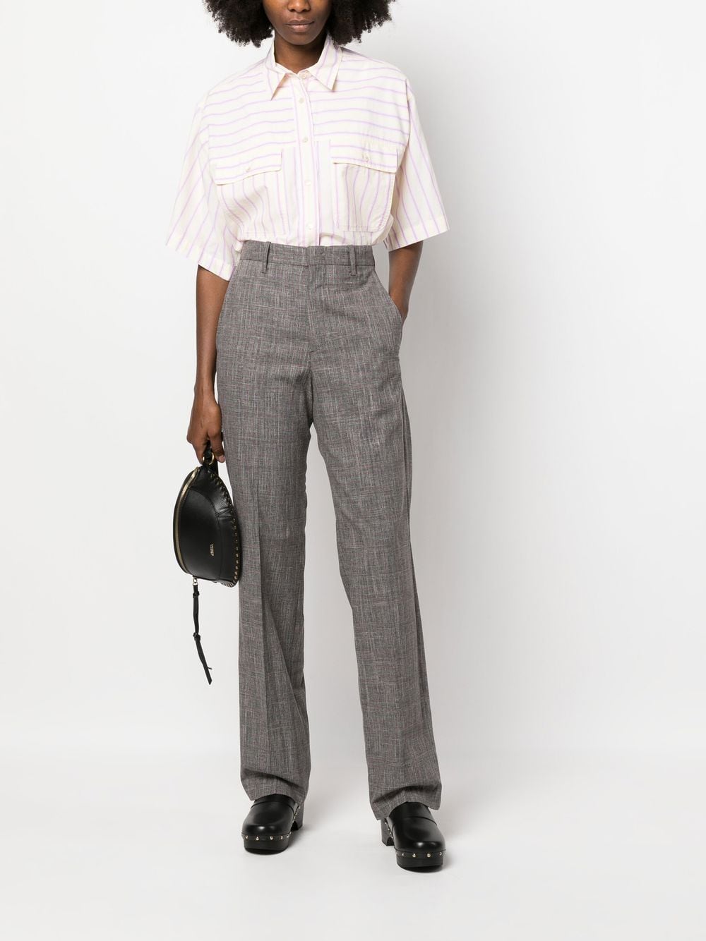 MARANT ETOILE MARANT ÉTOILE Olympe Prince of Wales Check Trousers
