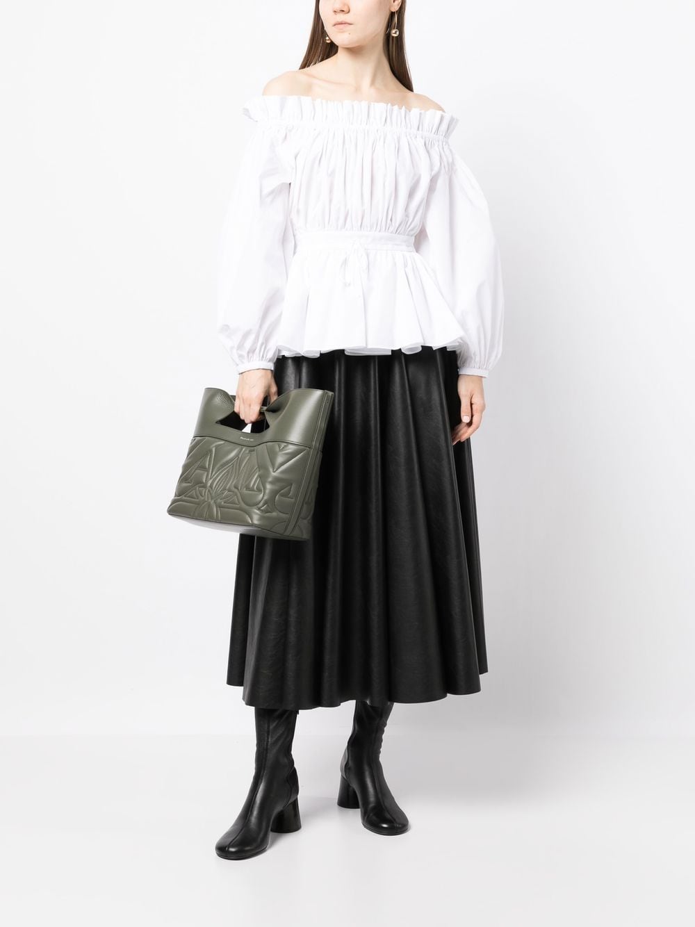 ALEXANDER MCQUEEN Alexander McQueen Off-Shoulder Blouse