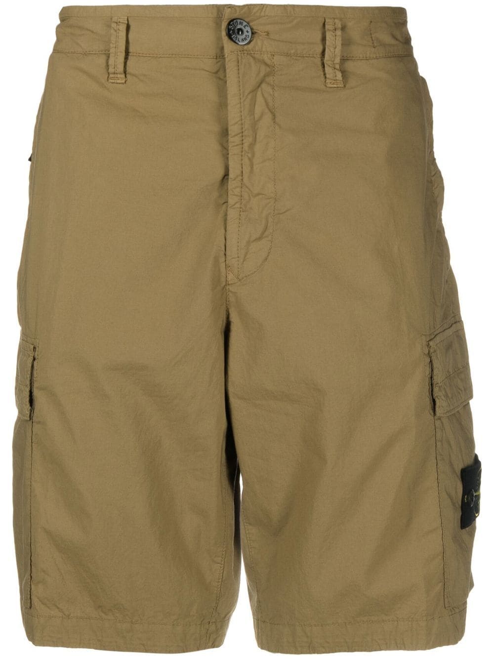 STONE ISLAND Stone Island Logo Patch Bermuda Shorts