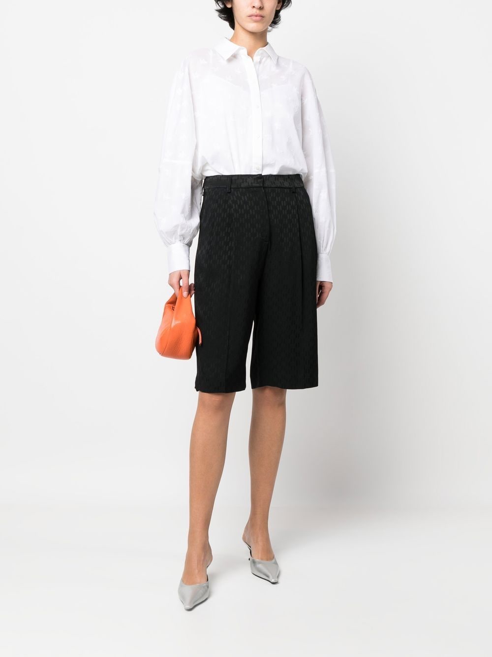 KARL LAGERFELD Karl Lagerfeld Long-Sleeve Monogram Shirt