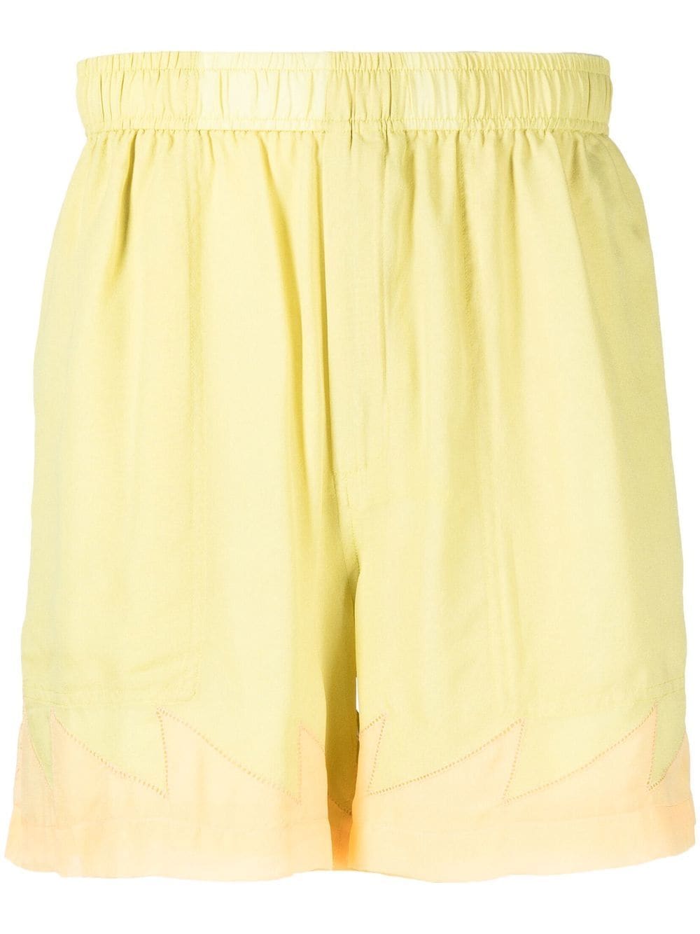 BODE BODE above-knee silk shorts