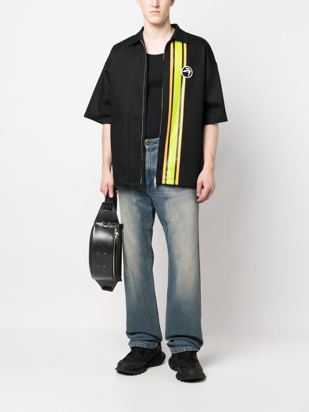 AMBUSH AMBUSH Striped Zipped Shirt