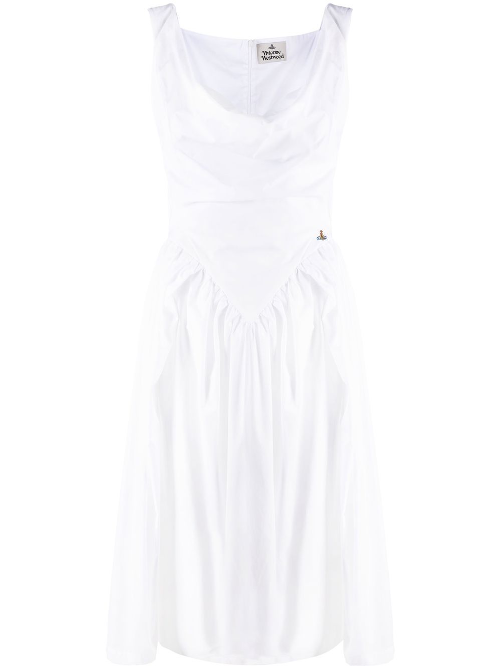 VIVIENNE WESTWOOD Vivienne Westwood Sunday Cowl Neck Midi Dress
