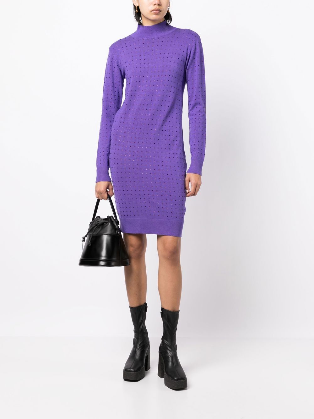 KARL LAGERFELD Karl Lagerfeld rhinestone-embellished dress