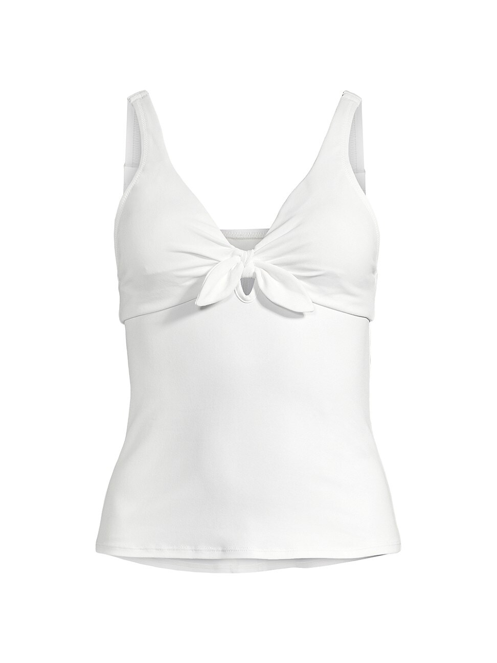 Robin Piccone Ava Bow Tankini Top - Black | Editorialist