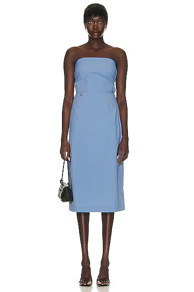 Saks Potts Anno Dress In Blue In Pigeon Blue - 58% Off | Editorialist